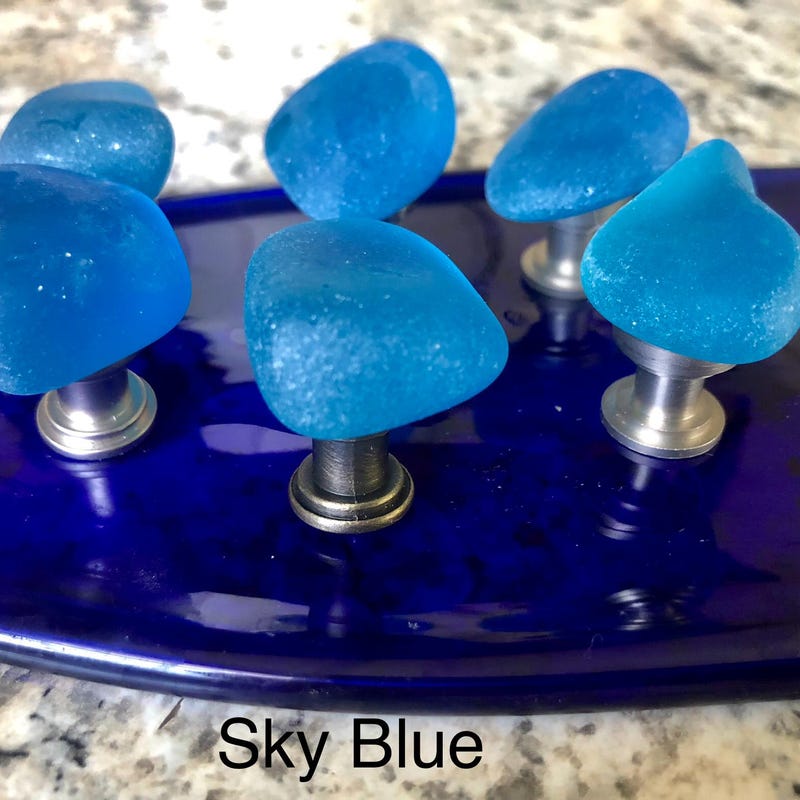 Seaglass Knobs - Etsy