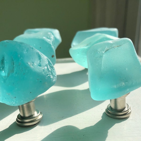 Beach Glass Knobs - Etsy