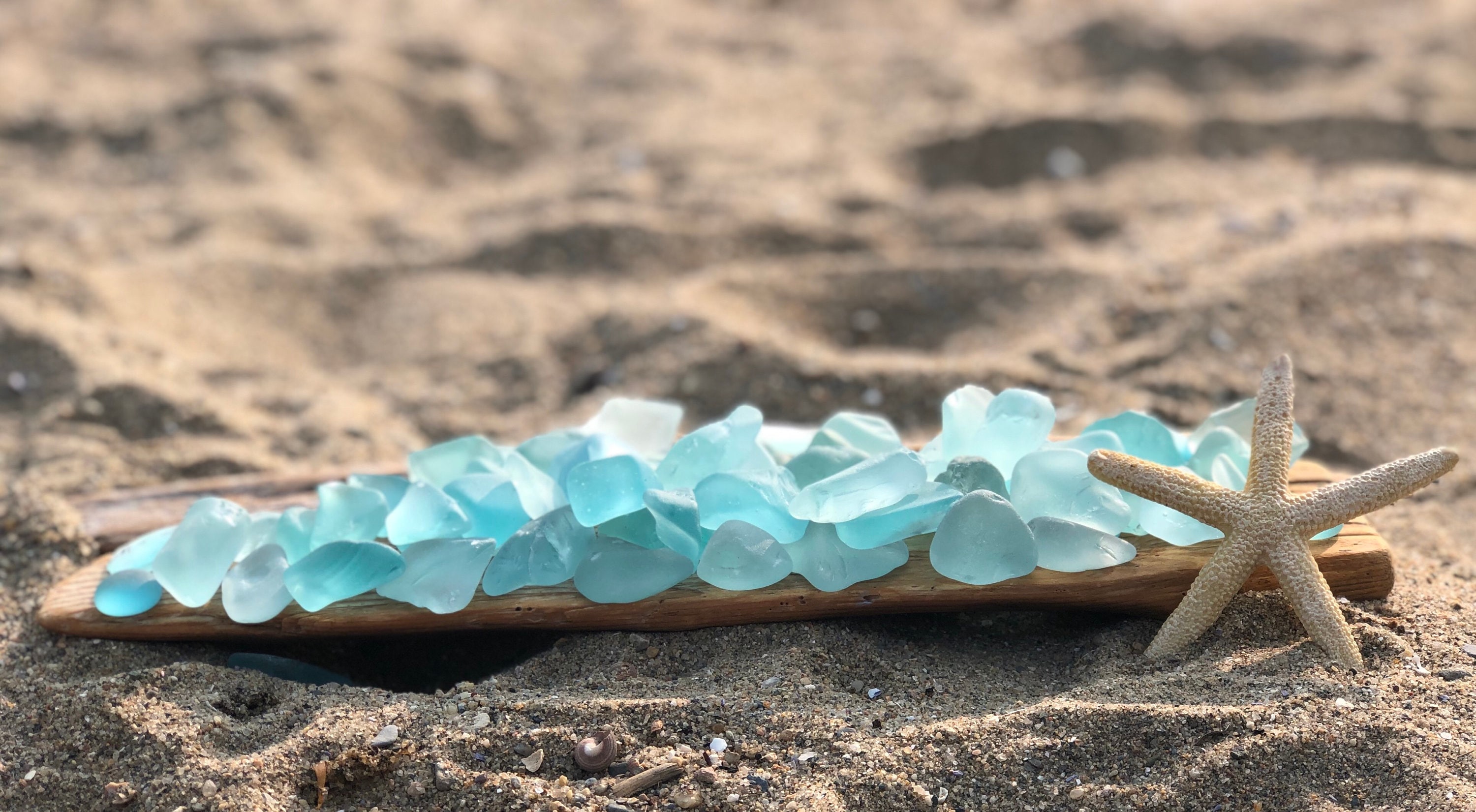 1lb+ Bulk Tumbled Blue Sea Glass, Sea Glass, Sea Glass, Chunky Sea ...