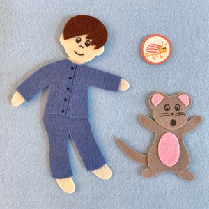 The Napping House Felt Board Story: Circle Time Activity - Etsy