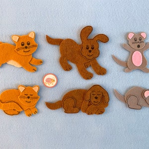 The Napping House Felt Board Story: Circle Time Activity - Etsy