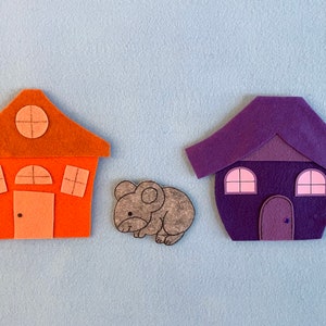 Mouse Hide and Seek Felt Board Set: Learning Colors Story - Etsy