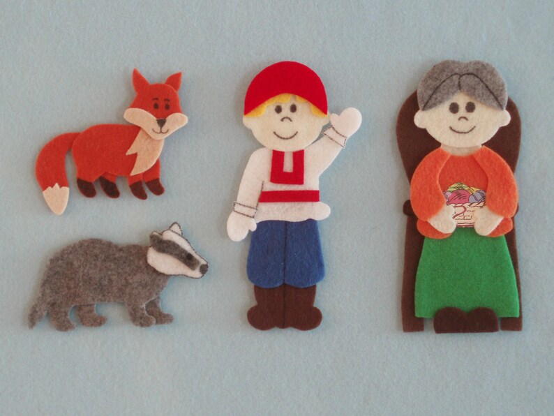 Animals in the Mitten Felt/flannel Board Story/felt - Etsy