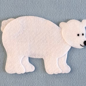 What Does Polar Bear Hear? Felt Board Story/felt Board Stories/polar ...