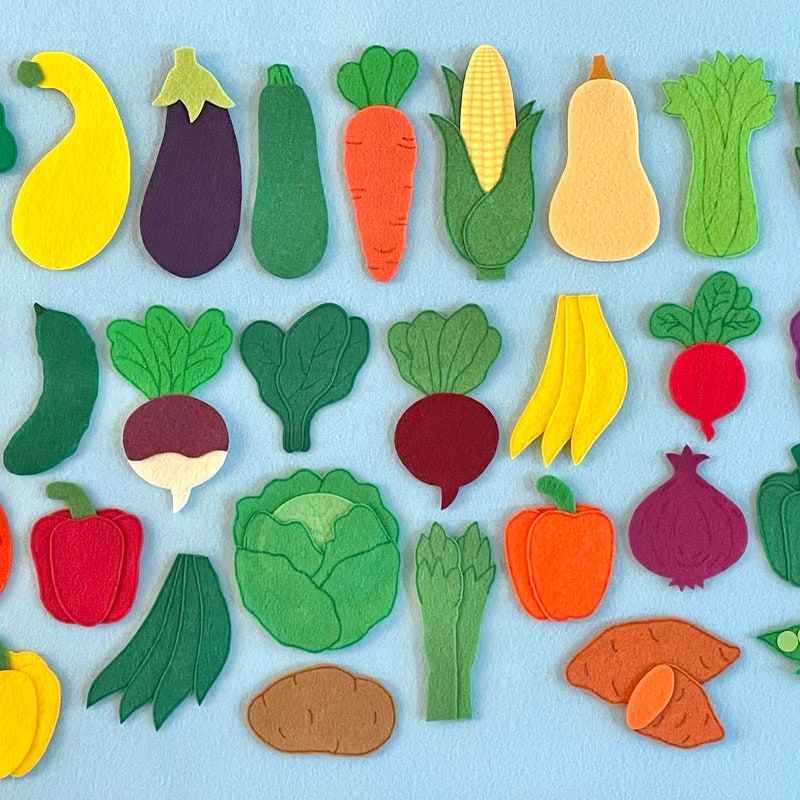 Felt Flat Food - Etsy