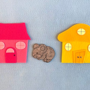 Mouse Hide and Seek Felt Board Set: Learning Colors Story - Etsy