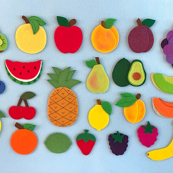 Felt Fruit - Etsy