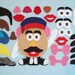 Mr. Tater Felt Set 3/ 45 Pieces/childs Christmas or Birthday - Etsy