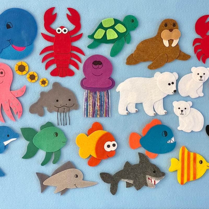 Ocean Felt Board - Etsy