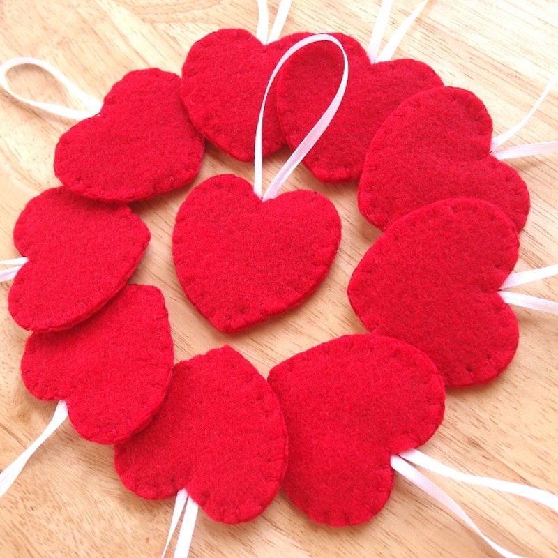 Heart Decorations - Etsy