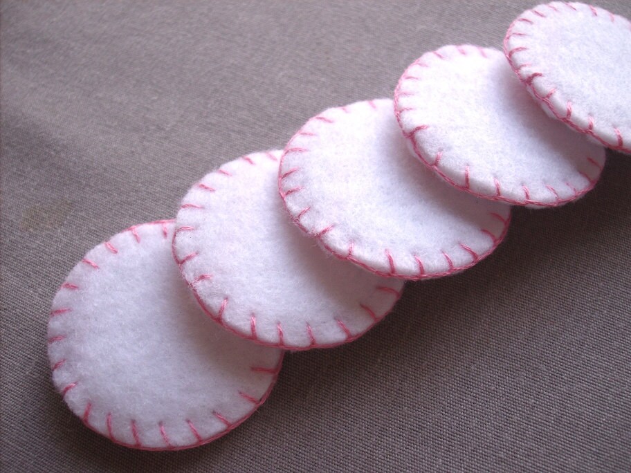 Pink Felt Cross Ornaments, Girl Christening Favors, Set of 10 - Etsy