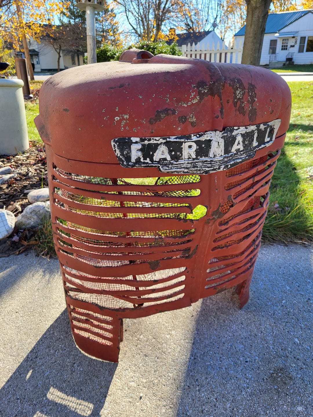 Vintage Farmall Red Tractor Grill Nose Cone, Grille - Etsy