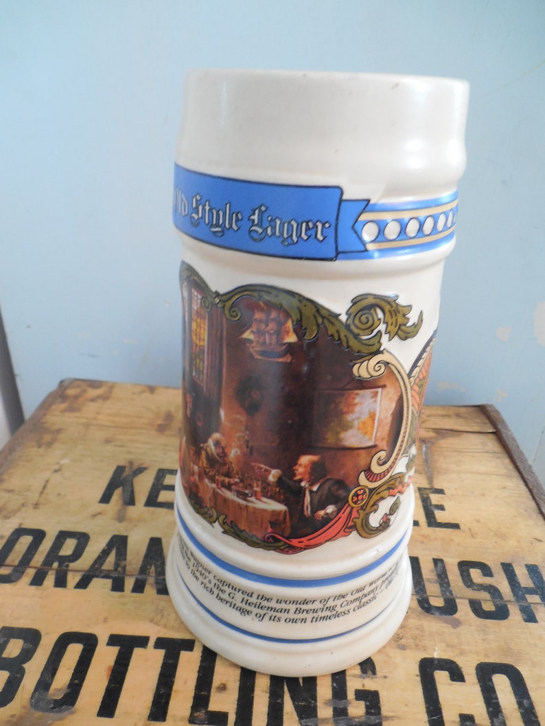 Vintage Old Style Beer Mug Stein 1991 Heileman's Brewing - Etsy