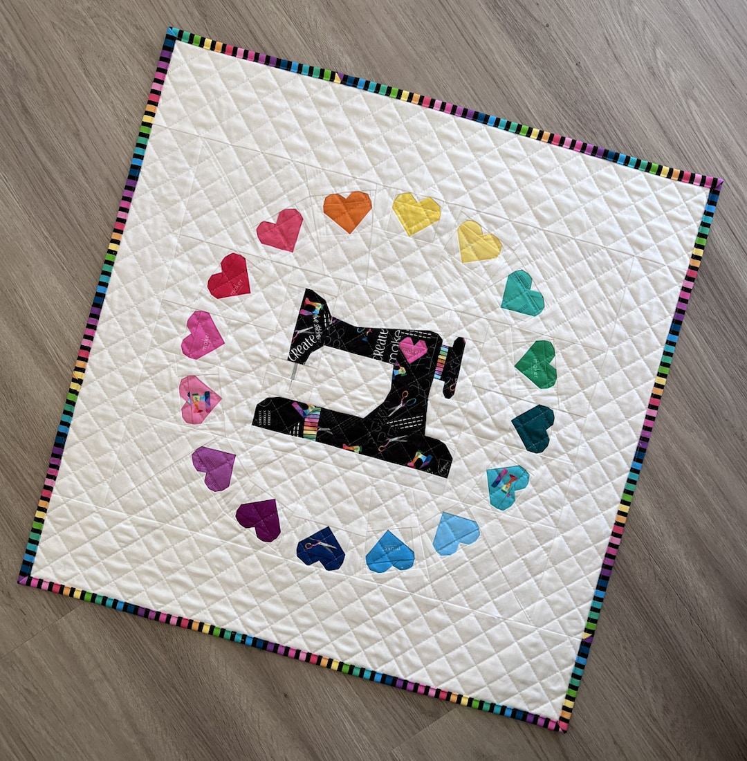 Just Sew Mini Quilt Paper Pieced Pattern - Etsy