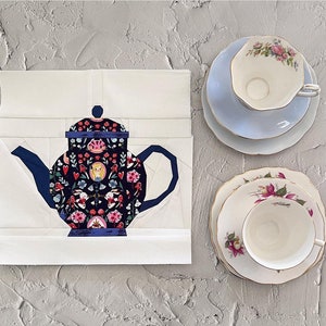 Tea Party Paper Pieced Pattern - Etsy