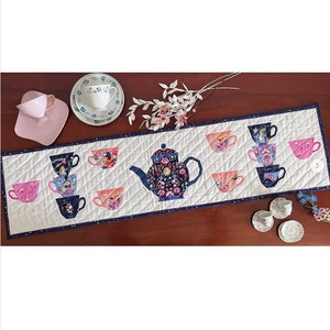 Tea Party Paper Pieced Pattern - Etsy