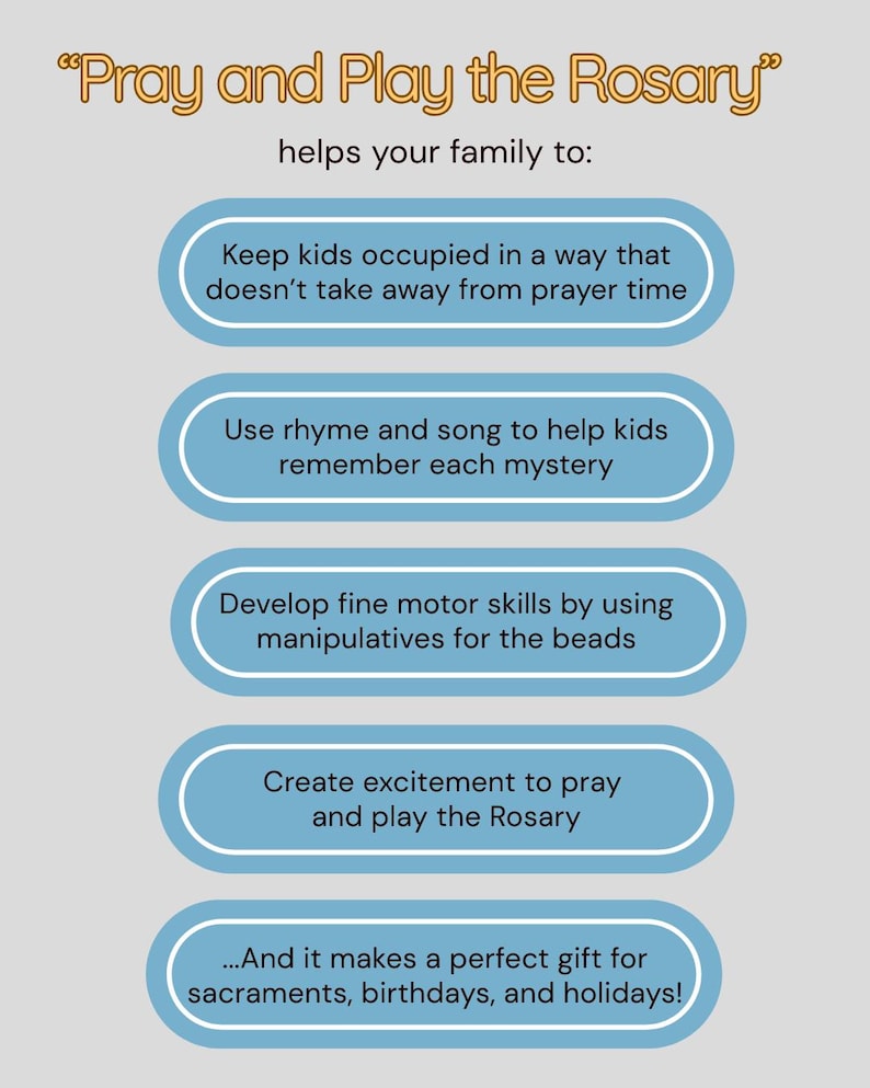 Pray and Play the Rosary - Interactive Board Books (4-book Set) for ...