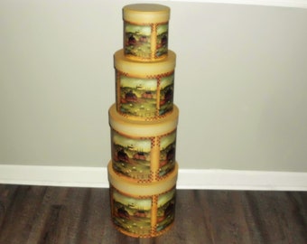 Round nesting boxes | Etsy