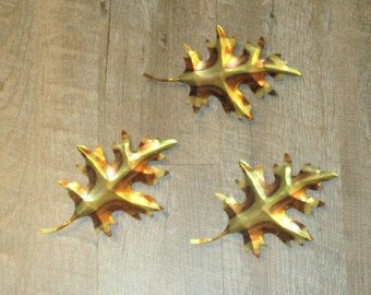 Metal Oak Leaf Decor | Etsy