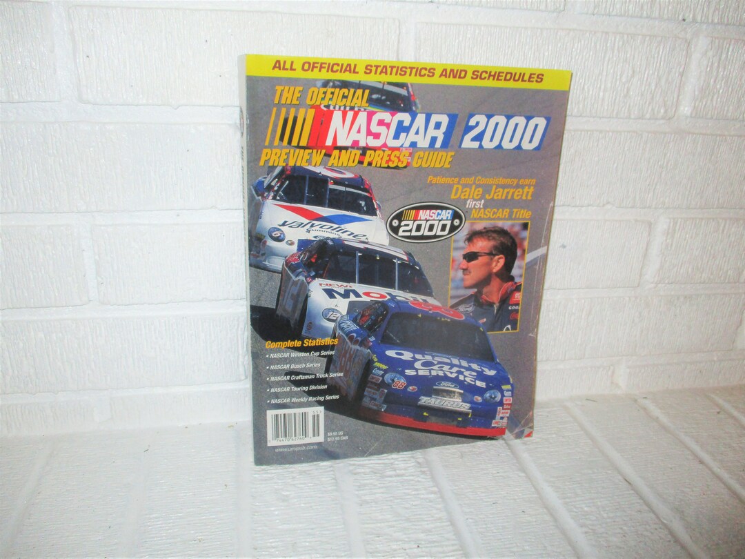 Vintage Official Nascar Magazine Preview and Press Guide - Etsy