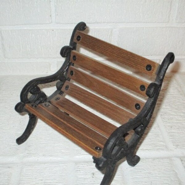 Doll Cast Iron Bench - Etsy