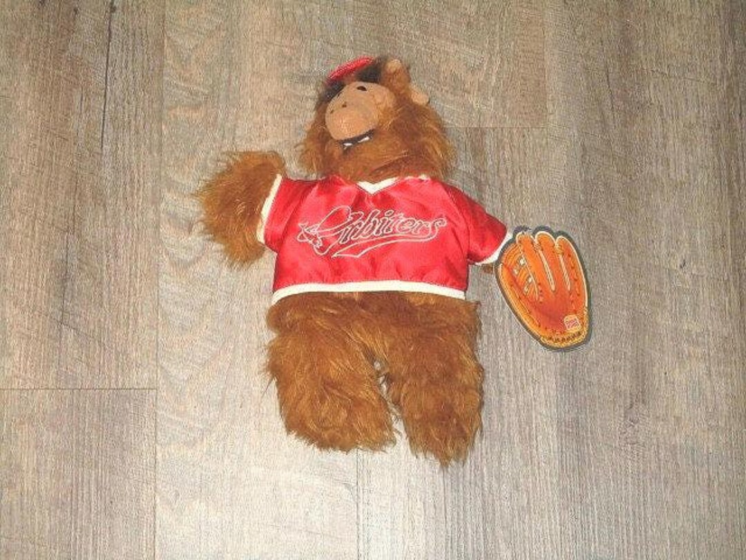 Burger King Alf Plush Hand Puppet, 1988, Baseball Player, 11 1/2" Tall ...