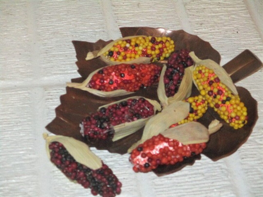 Fall Foam Corn in Shuck Bowl Filler/ Scatter Assortment, Choice of 6 or ...