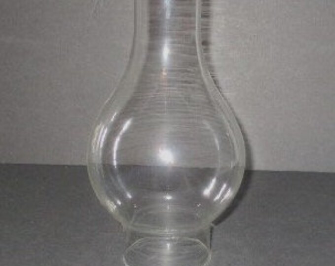 Clear Glass Oil Lamp Globe, 9" Tall, Floral Supply - Etsy