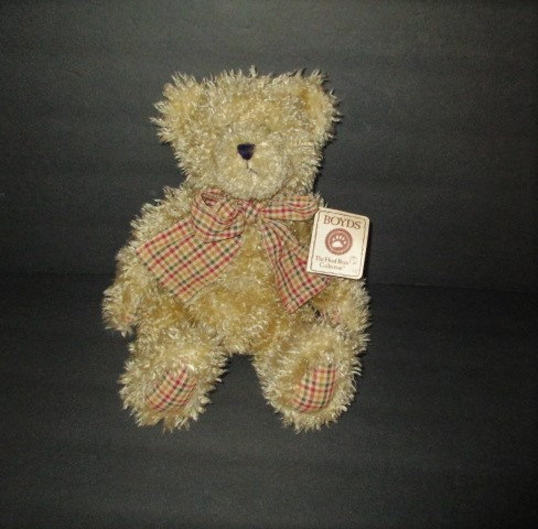 Tan Boyds Jointed Plush Teddy Bear, Limited Edition, Mikey B Beanster ...
