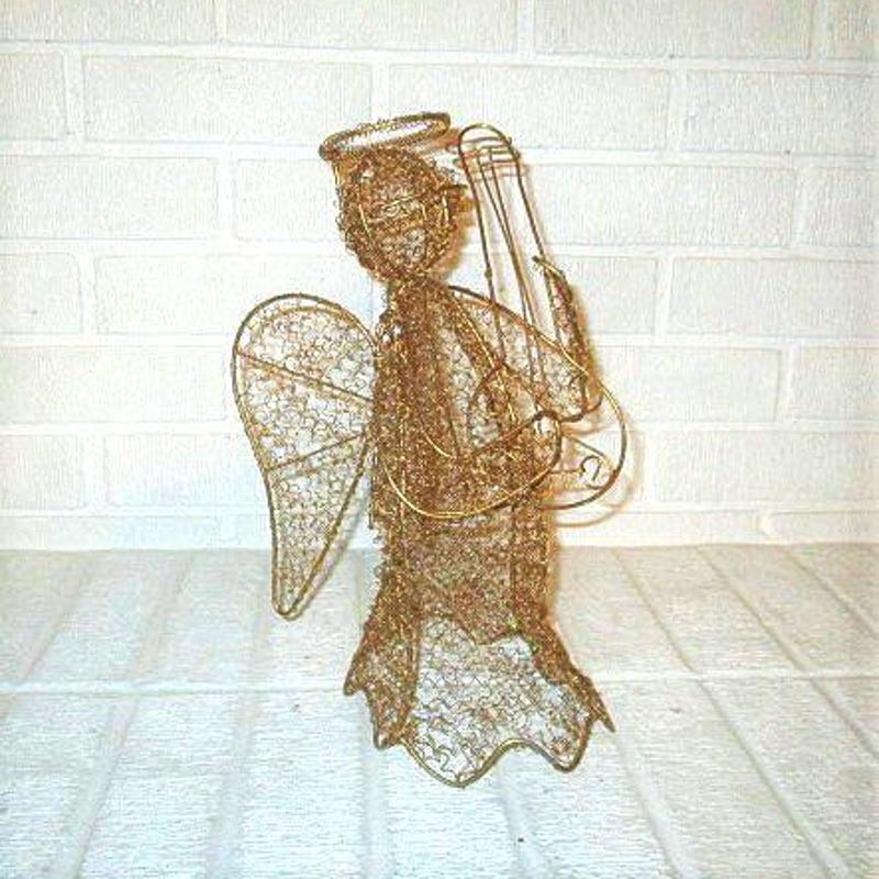 Wire Angel - Etsy