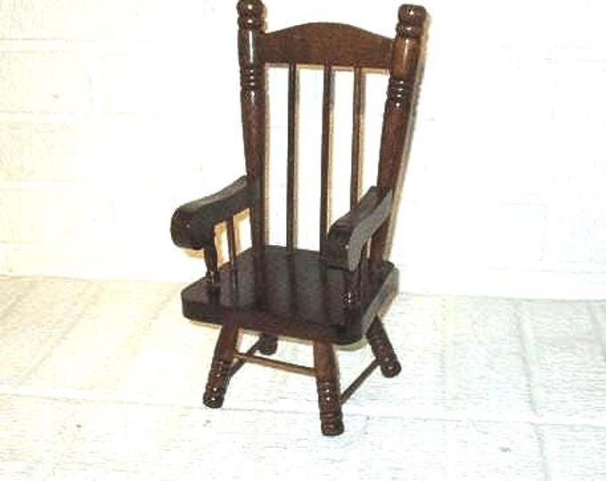 Wood Doll Chair, 11 1/4 Inch Chair, Collectible Doll Accessory, House ...