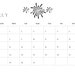 Printable 2024 Black and White Wall Calendar - Etsy