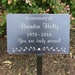Memorial Garden Stake, Engraved Memorial, Memorial Plaques ...
