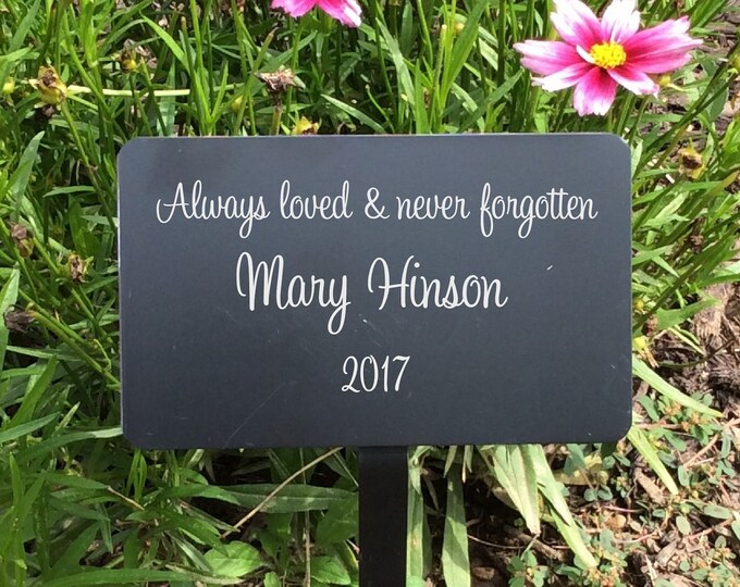 Garden Memorials Name Plates Memorial Plaque Metal Plaques - Etsy