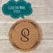 Monogram Cork Coasters, Cork Wedding Coasters, Personalized Set of 4 - Etsy