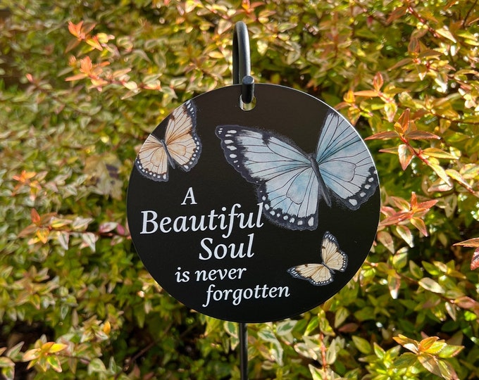 Garden Memorials, Metal Plaque Memorial Gift Sign With Stake - Etsy