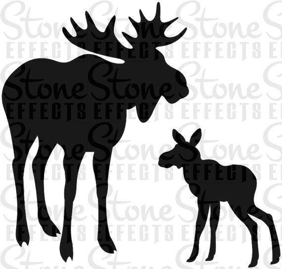 Moose Sticker Moose Sticker Outdoor Vinyl Decal Vehicle - Etsy