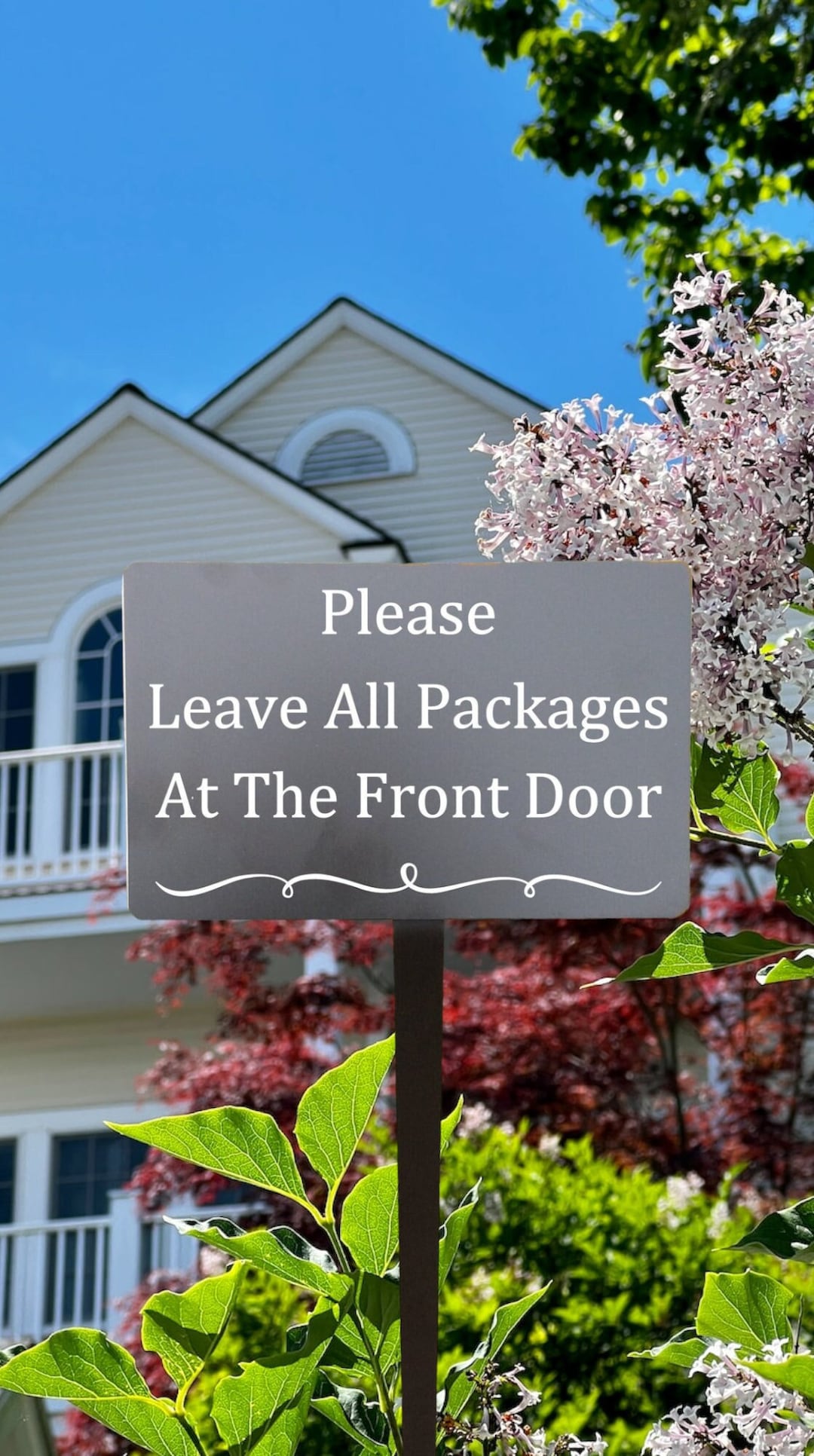 Personalized Metal Yard Delivery Sign With Stake - Custom Directional ...