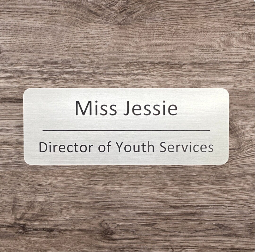 Custom Office Name Plate - Name Plaques for Office Personalized Wall ...