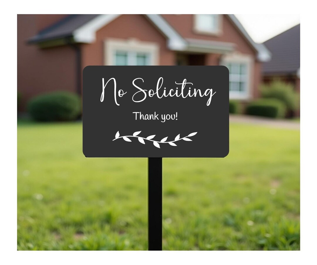 Aluminum Sign Custom Metal Yard Signs, Yard Stakes, Property Sign ...
