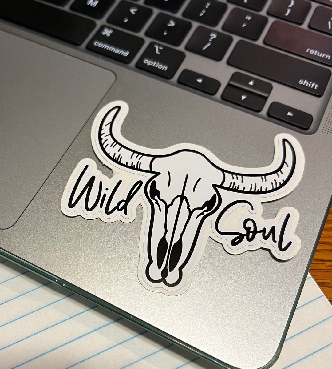 Cow Skull Vinyl Sticker: Waterproof Wild Soul Decal - Etsy