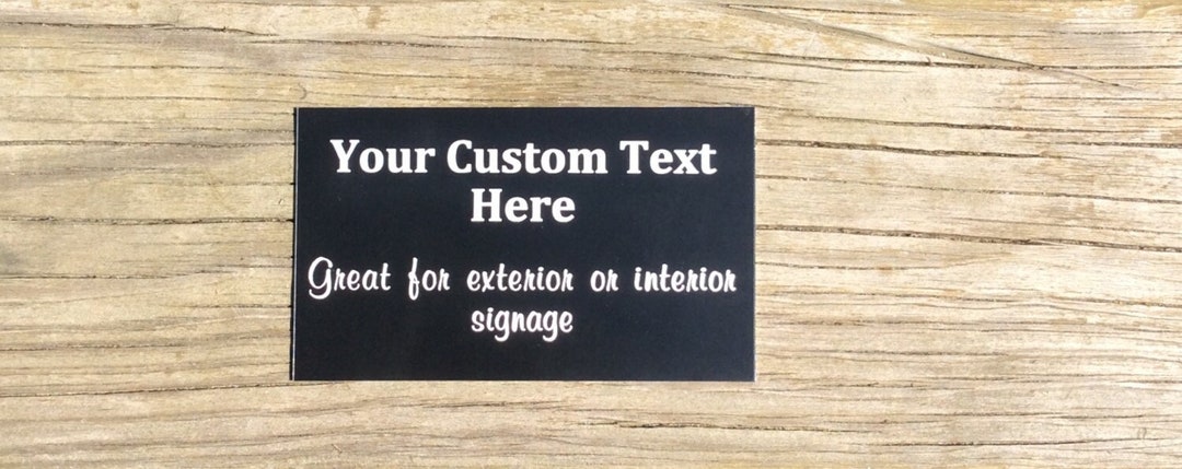 Tree Plaque, Tree Marker, Office Plaques, Metal Name Plaque, Outdoor ...