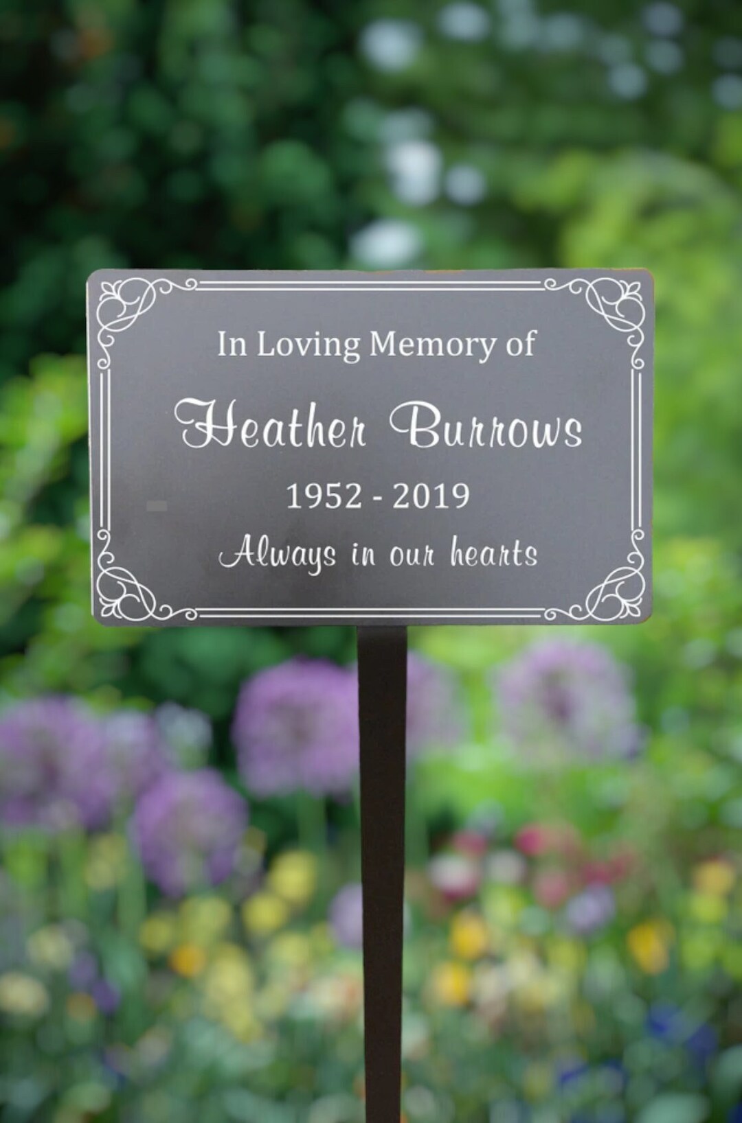 Garden Markers, Memorial Plaque, Metal Plaques, Memorial Tree Plaque ...
