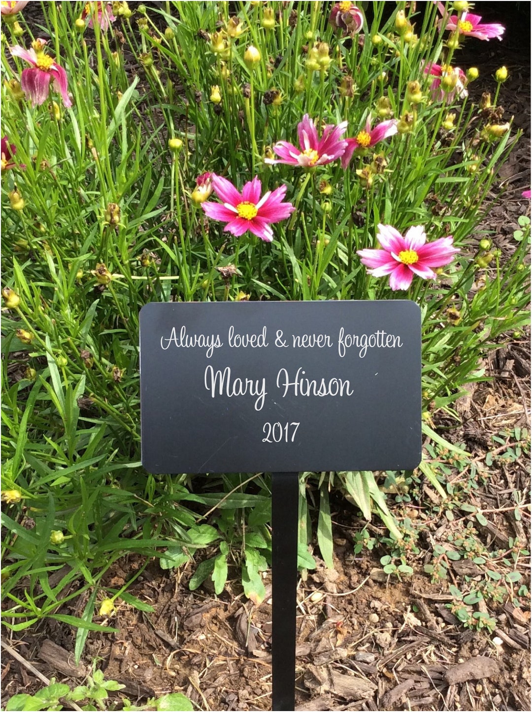 Garden Memorials, Name Plates, Memorial Plaque, Metal Plaques, Garden ...