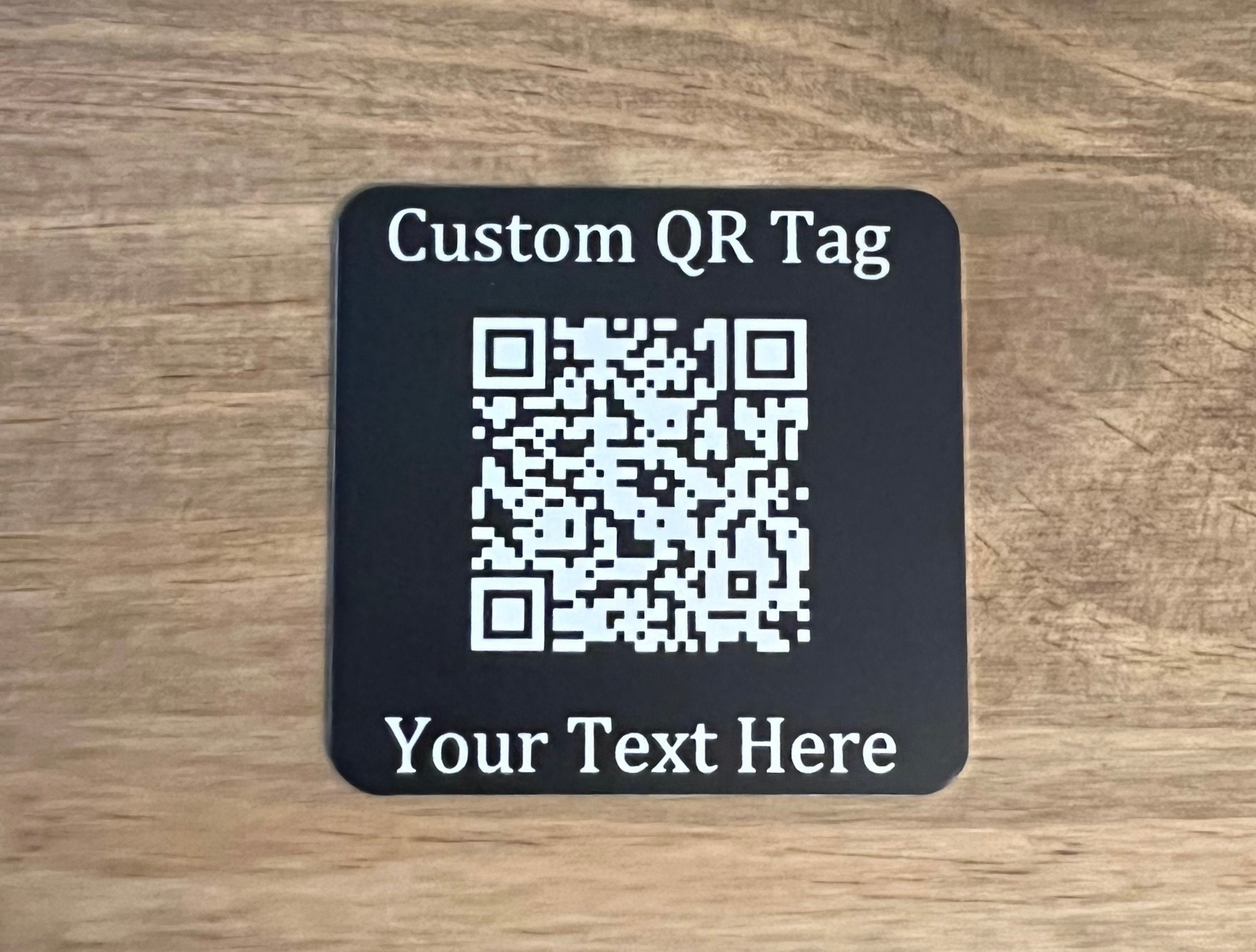 Custom QR Code Tag, Memorial QR Code Plaque, Headstone, Gravestone Urn ...