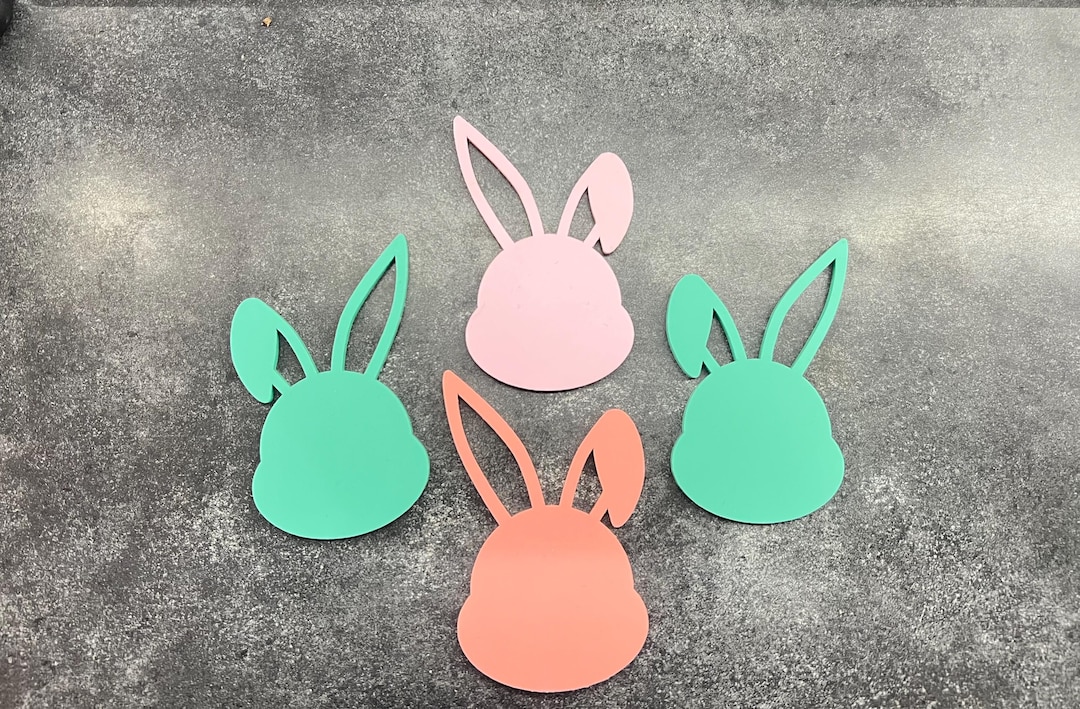 Easter Laser Cutouts, Acrylic Pastel DIY Craft Blanks | Custom Easter ...