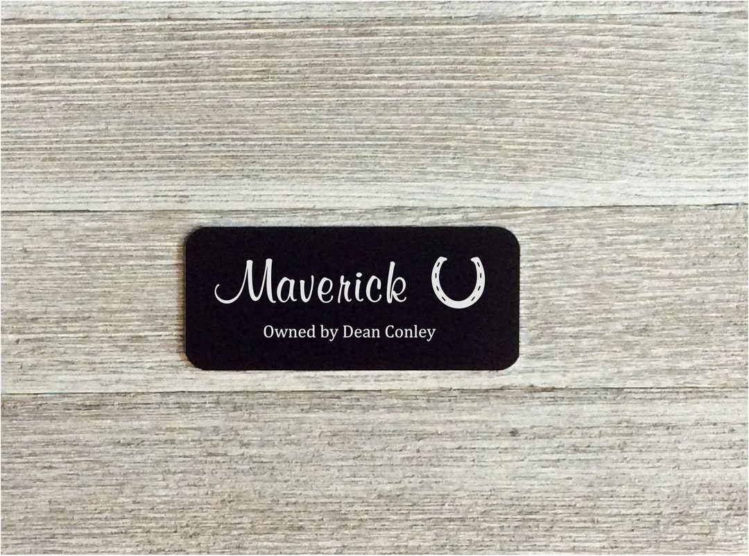 Custom Horse Stable Sign, Personalized Horse Stall Plaque, Metal Horse ...