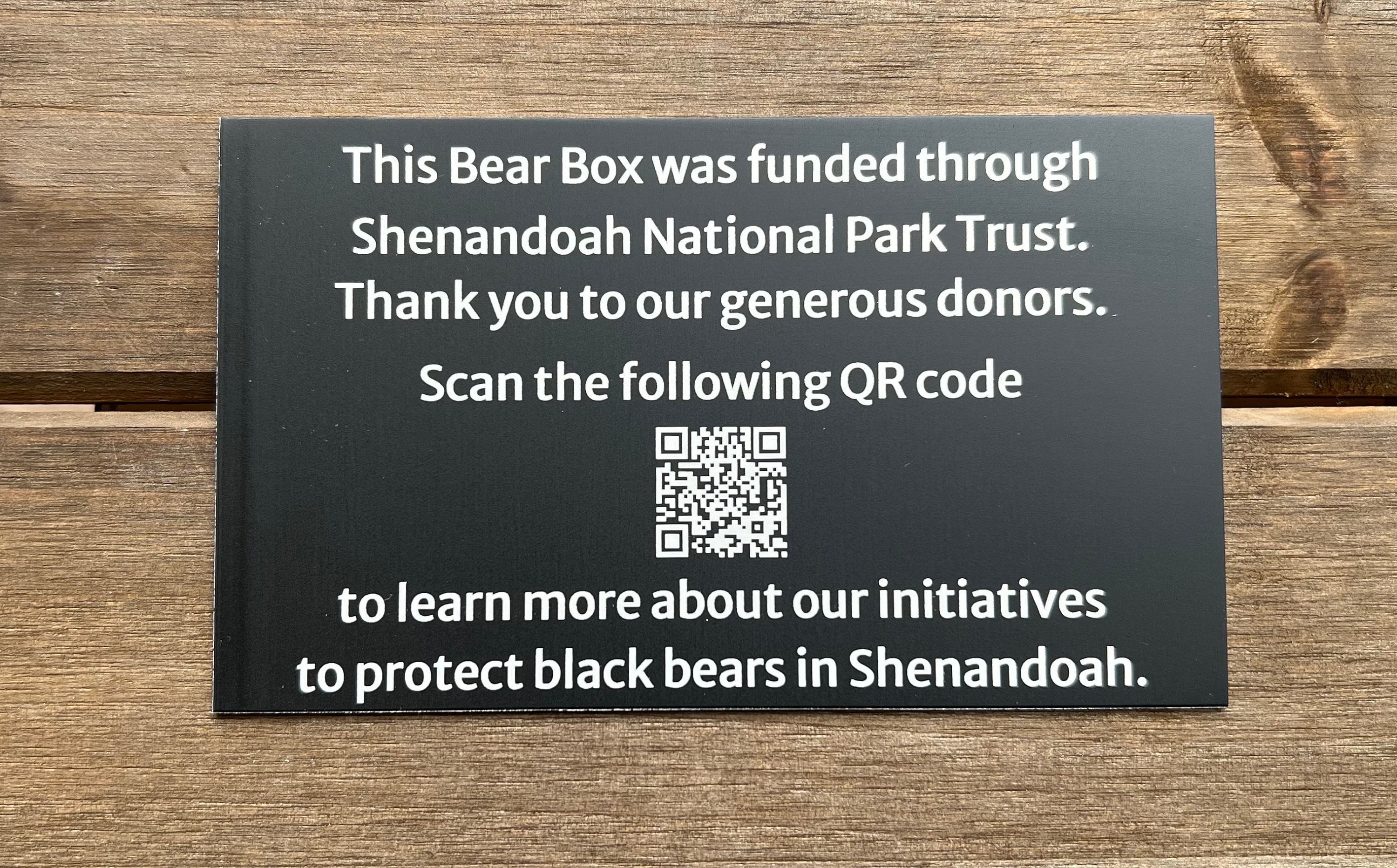 Engraved QR Code Metal Plaque: Custom Business or Home Sign (5x3") - Etsy