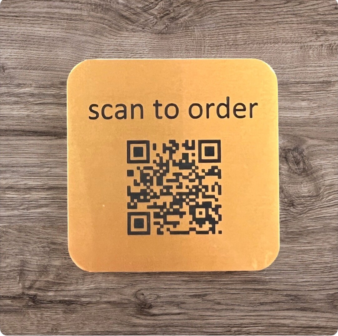 Custom QR Code Tag, Vemo, QR Code Plaque, Sign for Business - Etsy