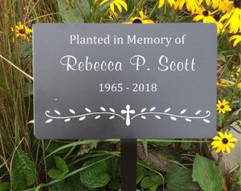 Memorial Plaque Memorial Tree Marker Metal Plaques Memorial - Etsy